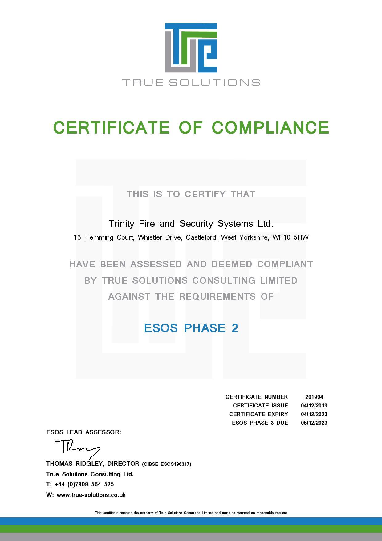 Accreditation puts PTSG Fire Solutions at the forefront of compliance ...
