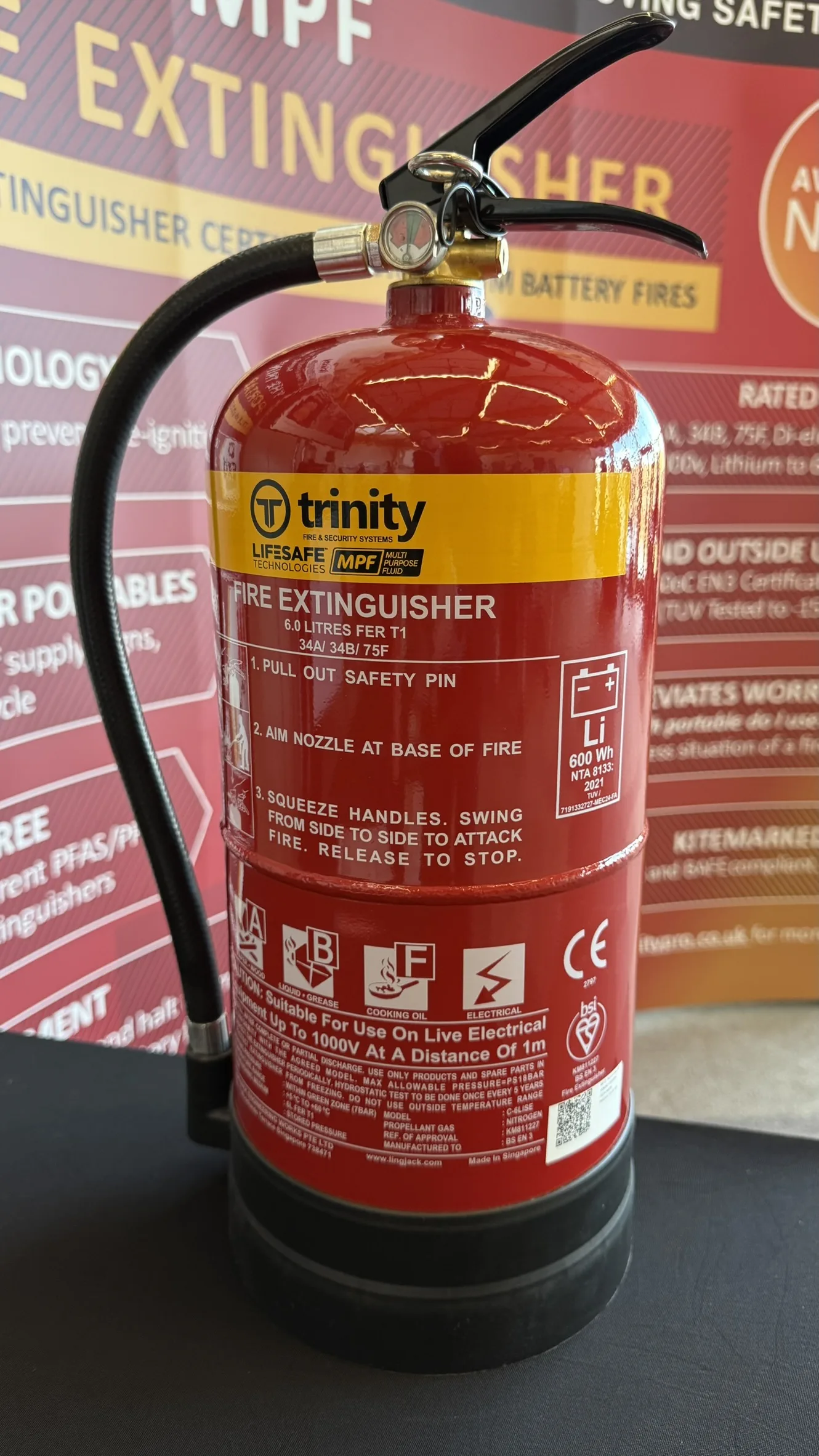 PTSG breakthrough launches game-changing fire extinguisher - PTSG