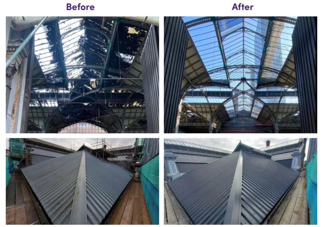 What “before and after” looks like when PTSG’s specialists restore a listed building - PTSG