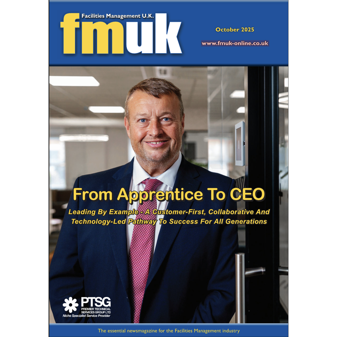 PTSG CEO Greg Ward Featured on FMUK Front Cover - PTSG